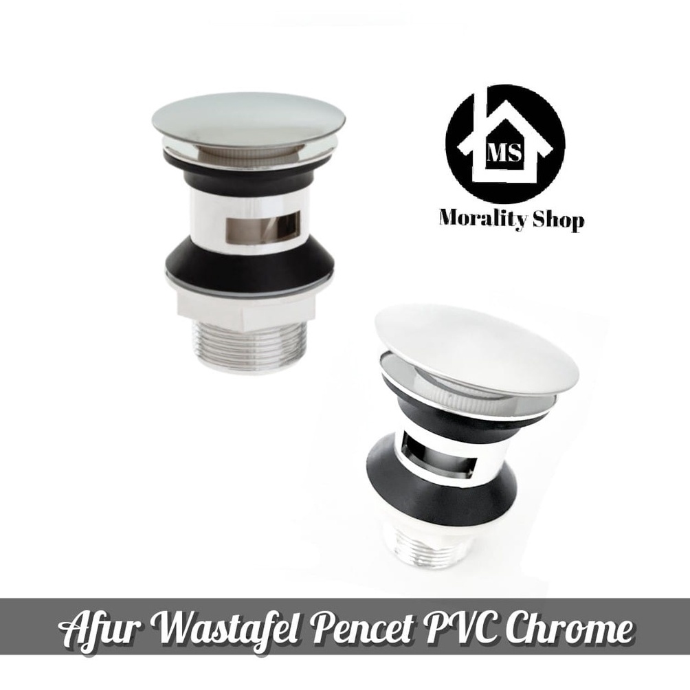 Jual Terkini Kepala Afur Wastafel Pencet PVC Head Afur Pop Up Basin ...