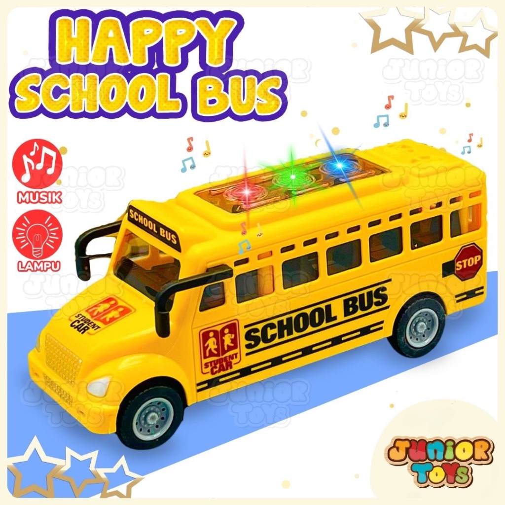 Jual Mobil Bus Mainan Anak Bunyi Suara Lampu Mobilan Bis Sekolah ...