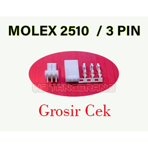 Jual socket molek molex 2510 3P | Shopee Indonesia