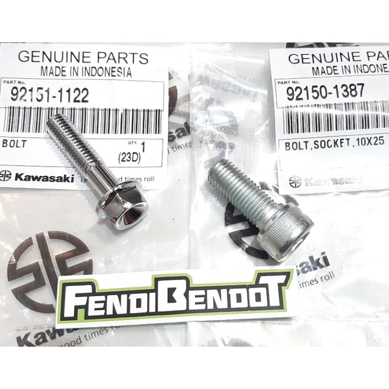 Jual BAUT SEGITIGA ATAS DAN BAWAH NINJA R SS ORIGINAL 92151-1122 92150-1387 | Shopee Indonesia