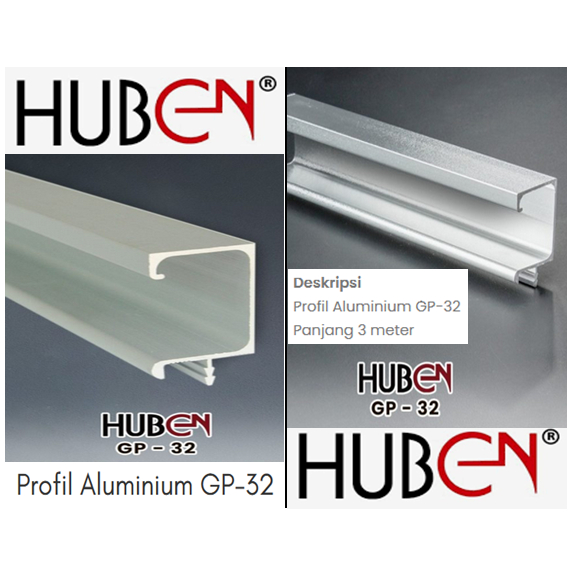 Jual Huben GP 32 Profil Aluminium - Brush | Shopee Indonesia