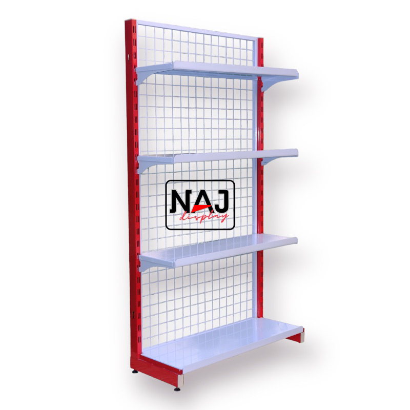 Jual Rak minimarket wall 4 susun Star ready Smua ukuran bisa reques ...