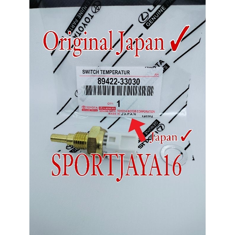 Jual SENSOR ECT SWITCH TEMPERATUR TOYOTA NEW VIOS YARIS ALTIS FORTUNER ...