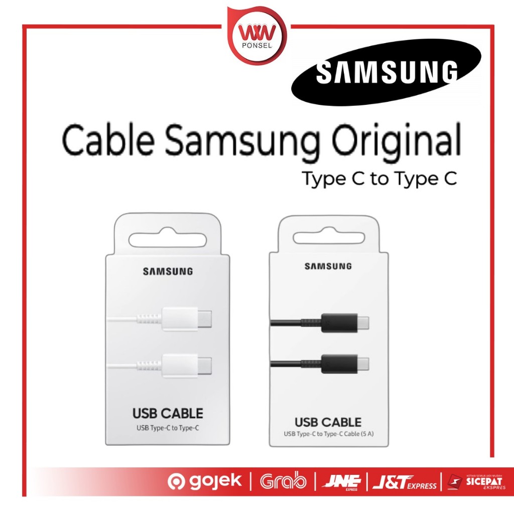 Jual Cable Samsung Type C to Type C 5A Original | Shopee Indonesia