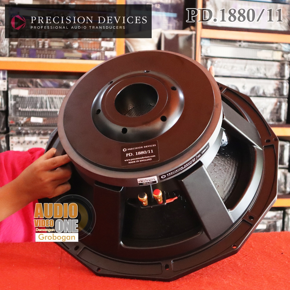 Jual Speaker PD 1880/11 Komponen Spiker 18 Inch Transducer Precision Devices Bonus Packing Kayu ...