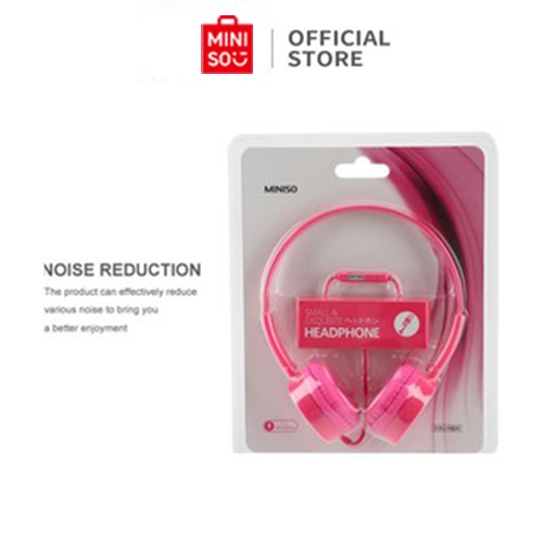 Jual MINISO Headphone Headset Earphone On Ear Headphone Bando berkabel ...