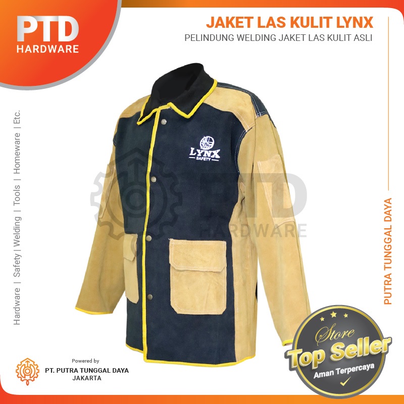 Jual Jaket Las Kulit / Welding Jacket Leather Safety Pelindung Kulit ...