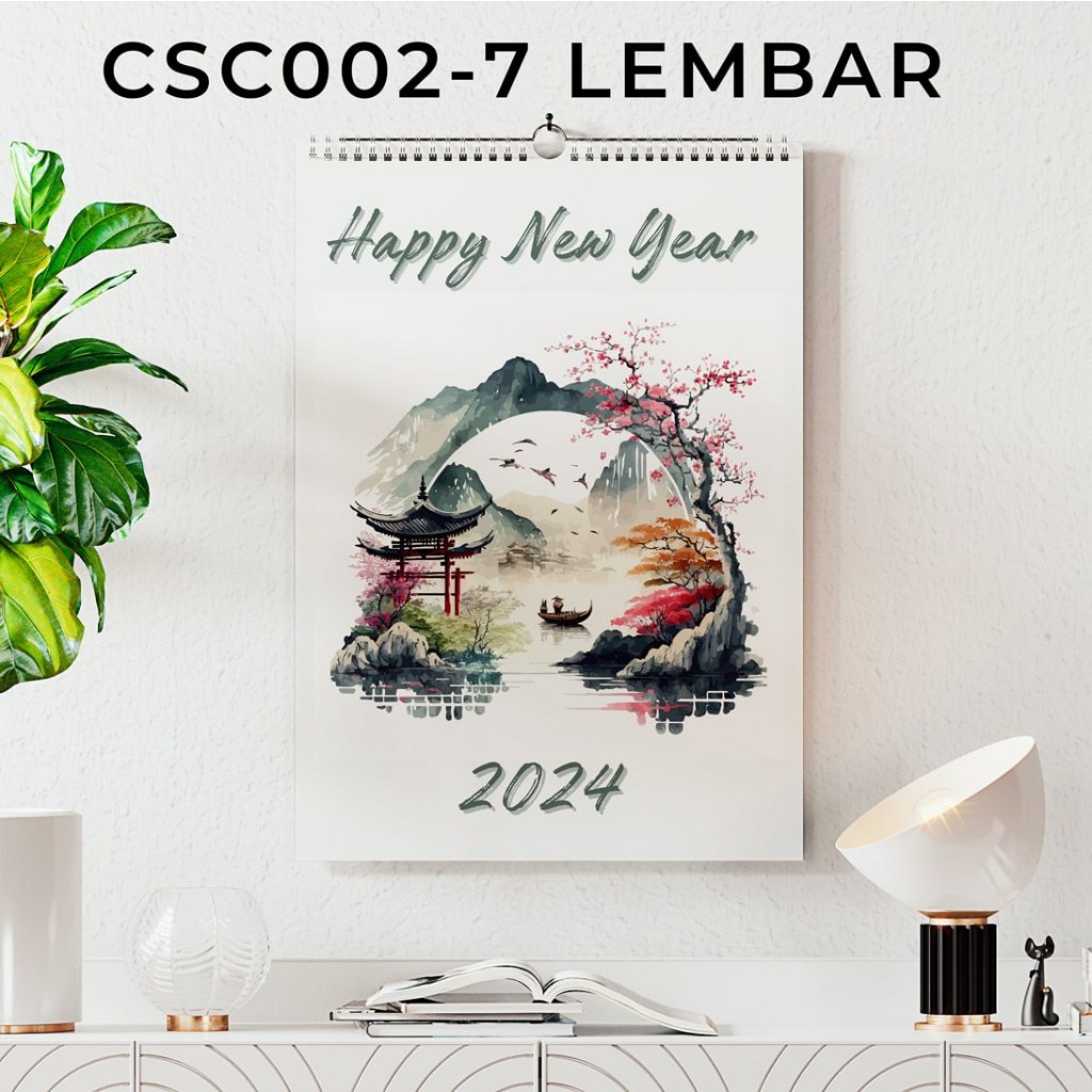 Jual KALENDER 2024 KALENDER DINDING 2024 SPIRAL KALENDER AESTHETIC 2024 ...