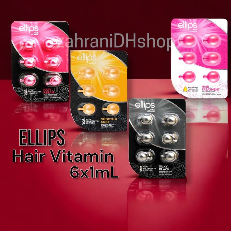 Jual ELLIPS Hair Vitamin 6x1mL | Shopee Indonesia
