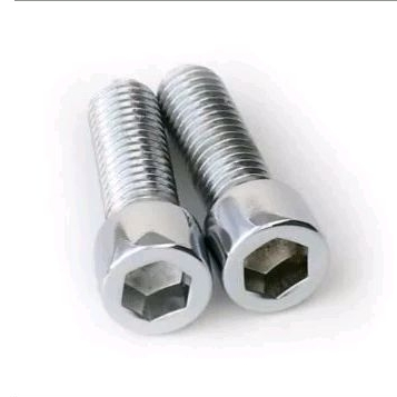 Jual BAUT L M8 x 25 nekel crome kunci L6 (DRAT 12 PANJANG 2,5CM) | Shopee Indonesia