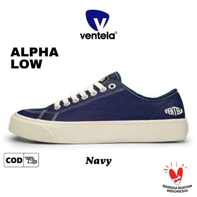 Jual Sepatu Ventela Alpha Navy Sepatu Original | Shopee Indonesia