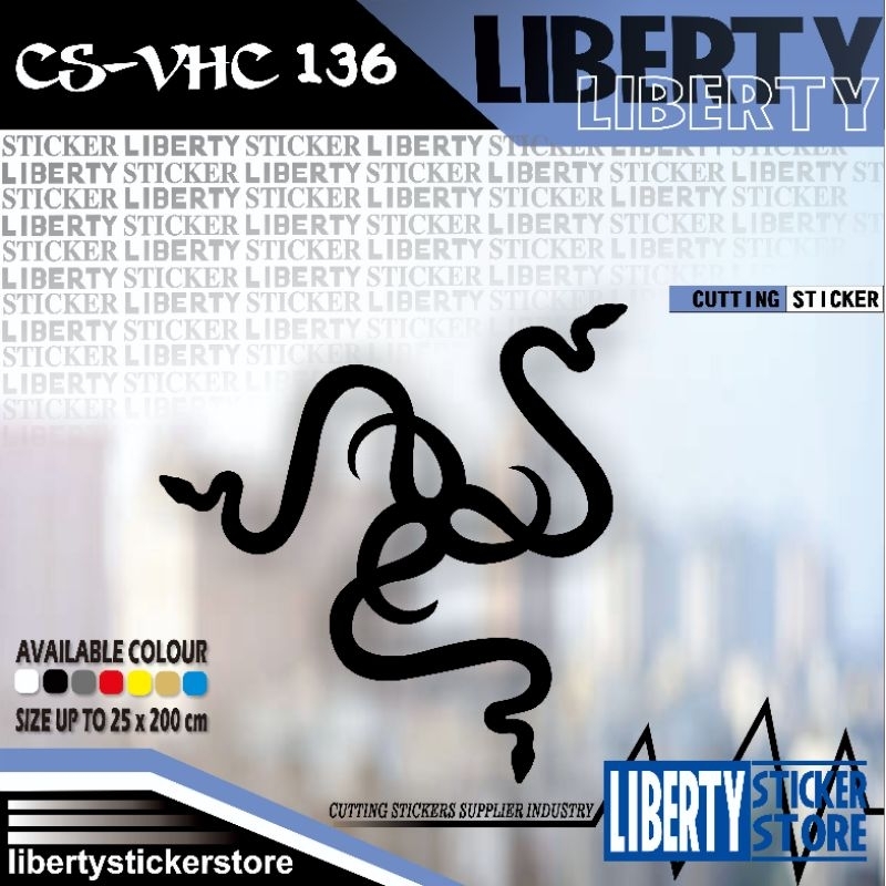 Jual cutting sticker razer logo | cutting stiker razer logo | sticker ...