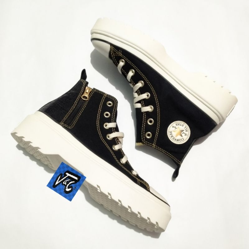 Jual Converse Chuck Taylor All Star Lift Platform Lugged Glazed Chrome ...