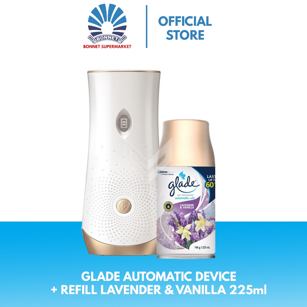 Jual Glade Automatic Device + Refill Lavender & Vanila 225ml | Shopee Indonesia