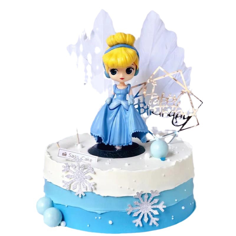 Jual Topper Cinderella/Topper Princess/Topper Figure Lucu/Hiasan Kue ...