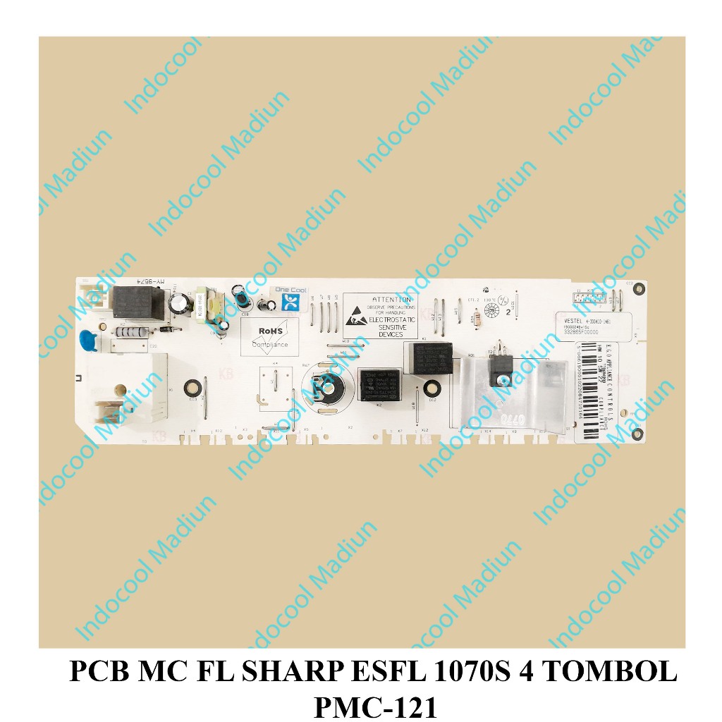Jual PMC-121 PANEL / MODUL / PCB MESIN CUCI FRONT LOADING SHARP ...