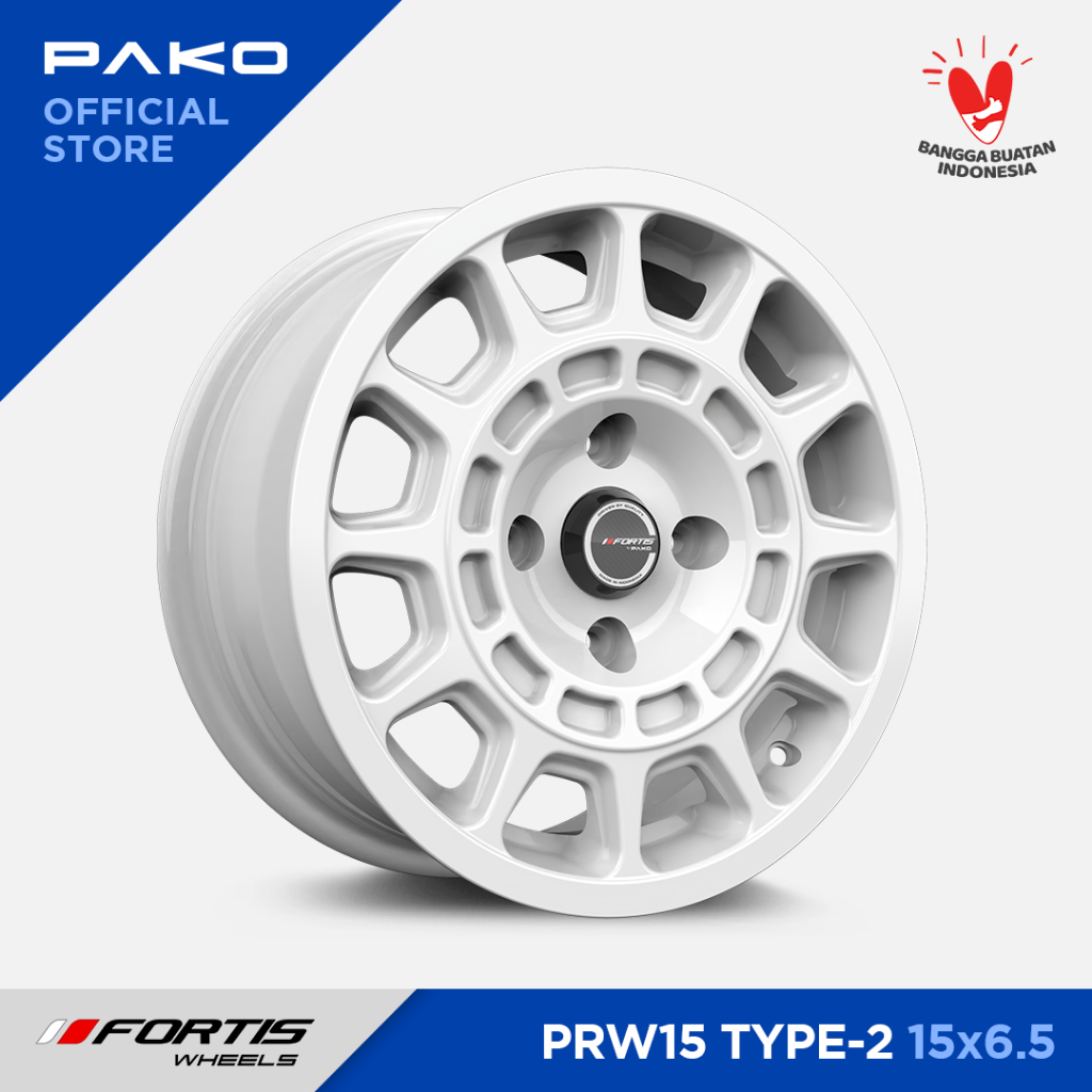 Jual Velg Mobil Fortis Wheels PRW Type 2 Rally Ring 15 - Pako Wheels ...