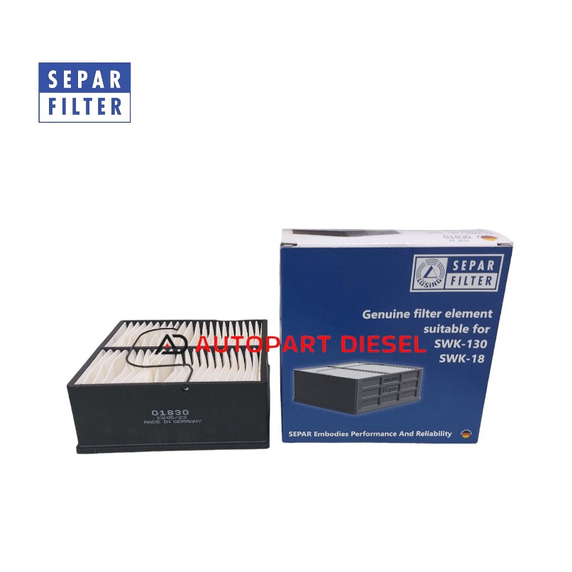 Jual 01830 Separ Genuine Element Fuel Filter Water Separator FS19752 ...