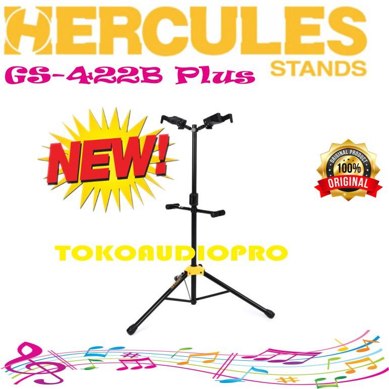 Jual Stand Gitar Hercules GS422B PLUS Dual Guitar Stand with Auto Grip ...