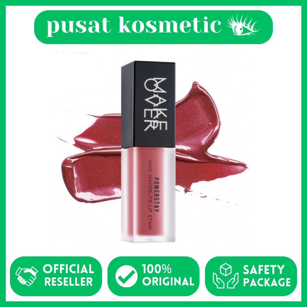 Jual MAKE OVER Powerstay Vivid Waterlite Lip Stain - Liptint tahan lama ringan watery base ombre ...