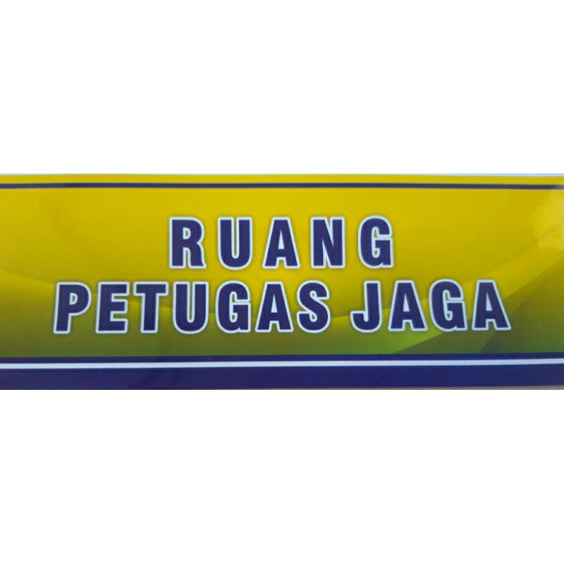 Jual Stiker Ruang Petugas Jaga dan Stiker Ruang Periksa | Shopee Indonesia