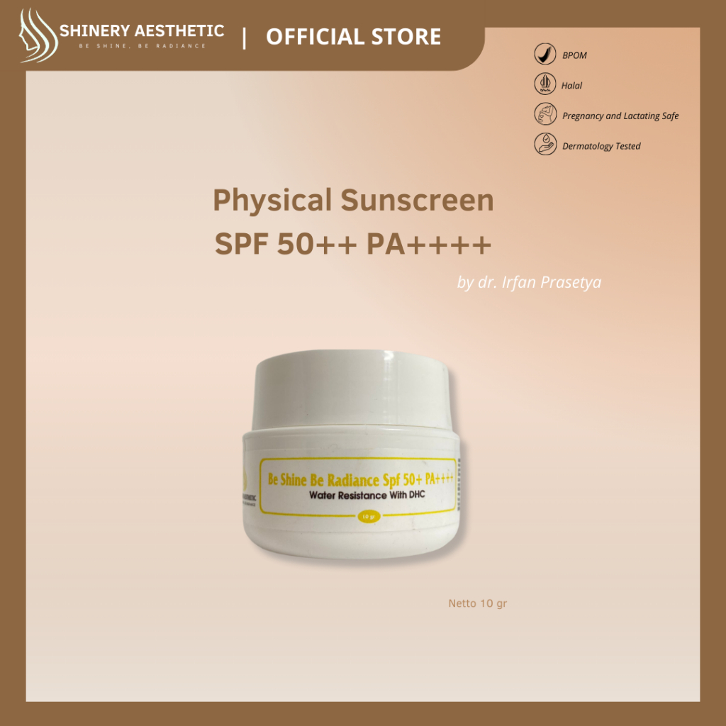 Jual Shinery Aesthetic Physical Sunscreen SPF 50+ PA++++ Water ...