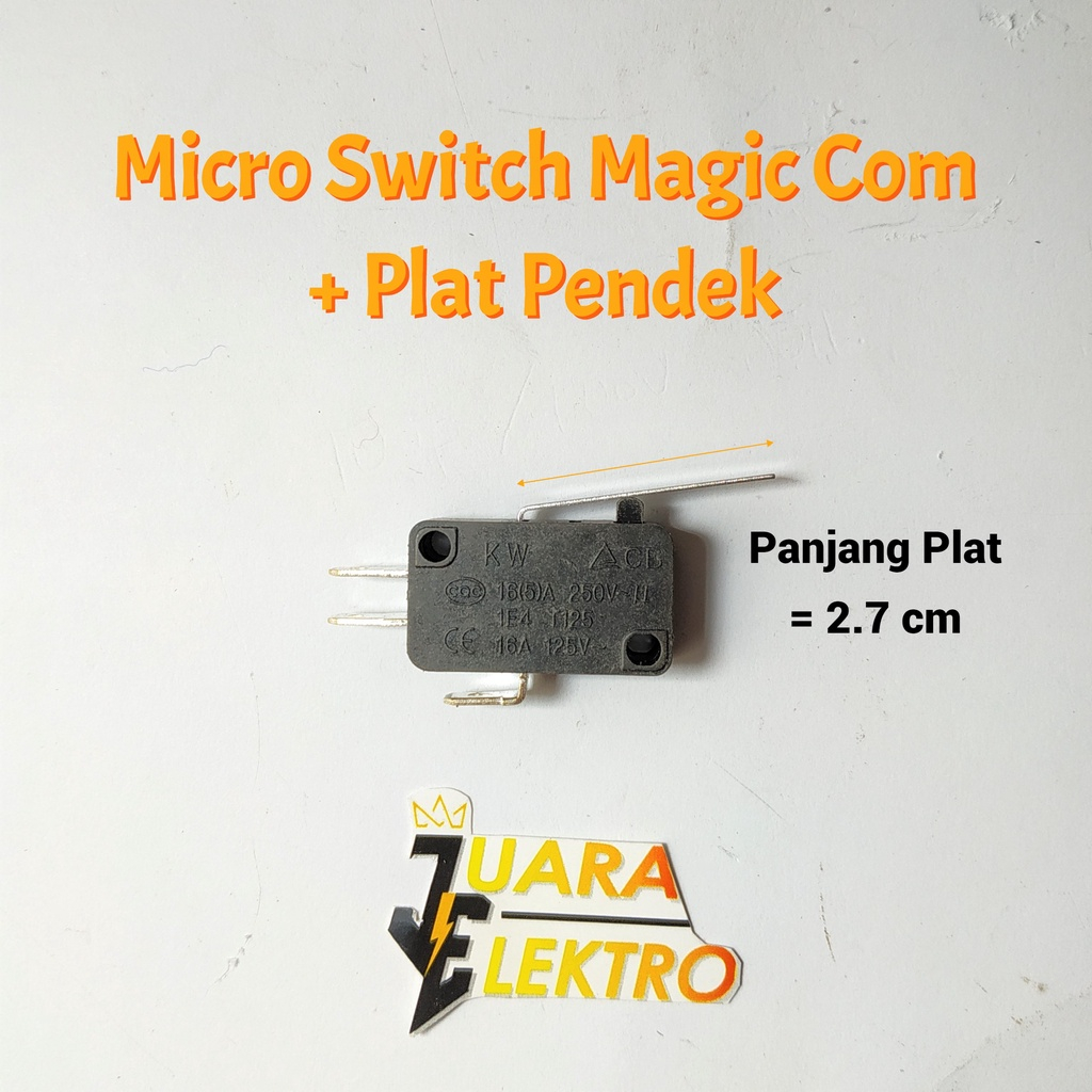 Jual Micro Switch Magic Com + Plat | Mikro Switch Dengan Model Tambahan ...
