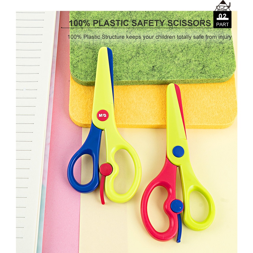 Jual Gunting Kertas Anak-anak M&G SO MANY CATS Kids Safety Scissors ...