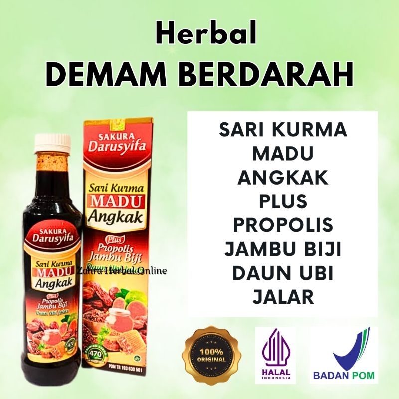 Jual ORIGINAL DARUSYIFA Sari Kurma Angkak Darusyifa Plus Propolis Jambu ...