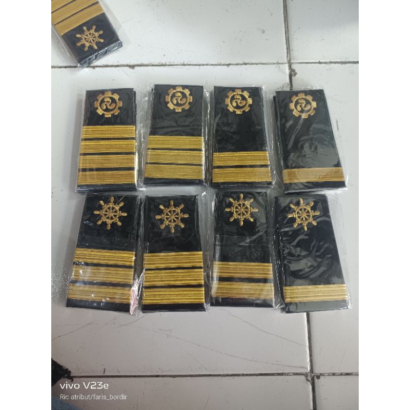 Jual Pangkat pelayaran evolet pelayaran epolet pelaut pangkat pdu ...
