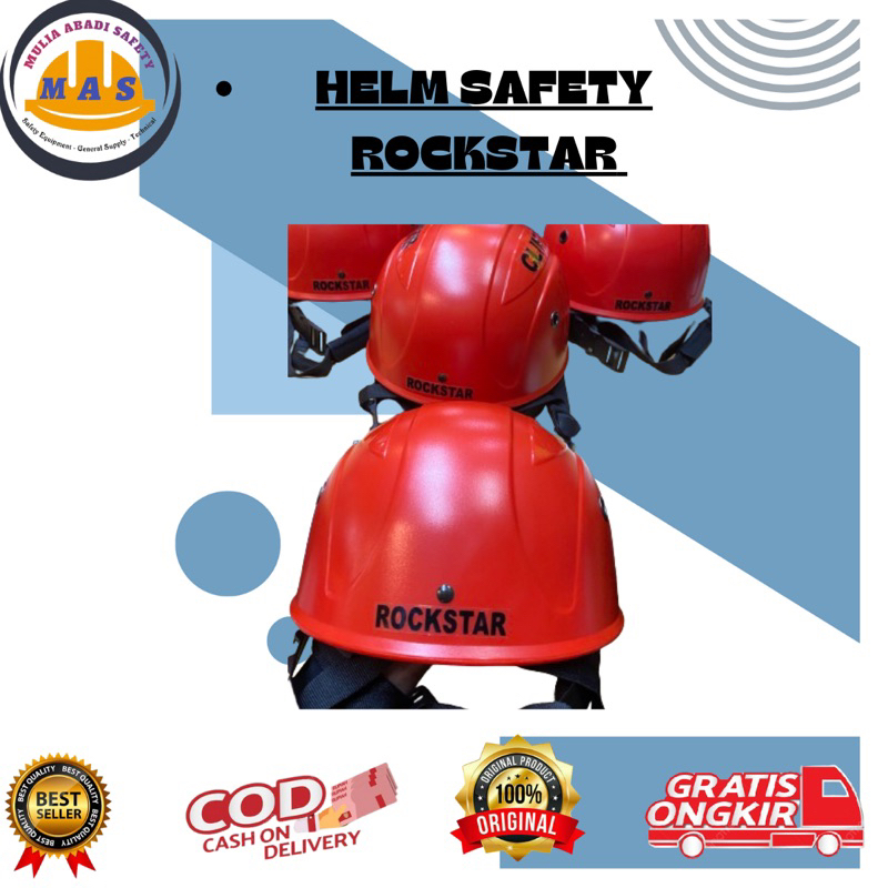 Jual HELM SAFETY ROCKSTAR CLIMBING / SAFETY HELMET / PELINDUNG KEPALA ...