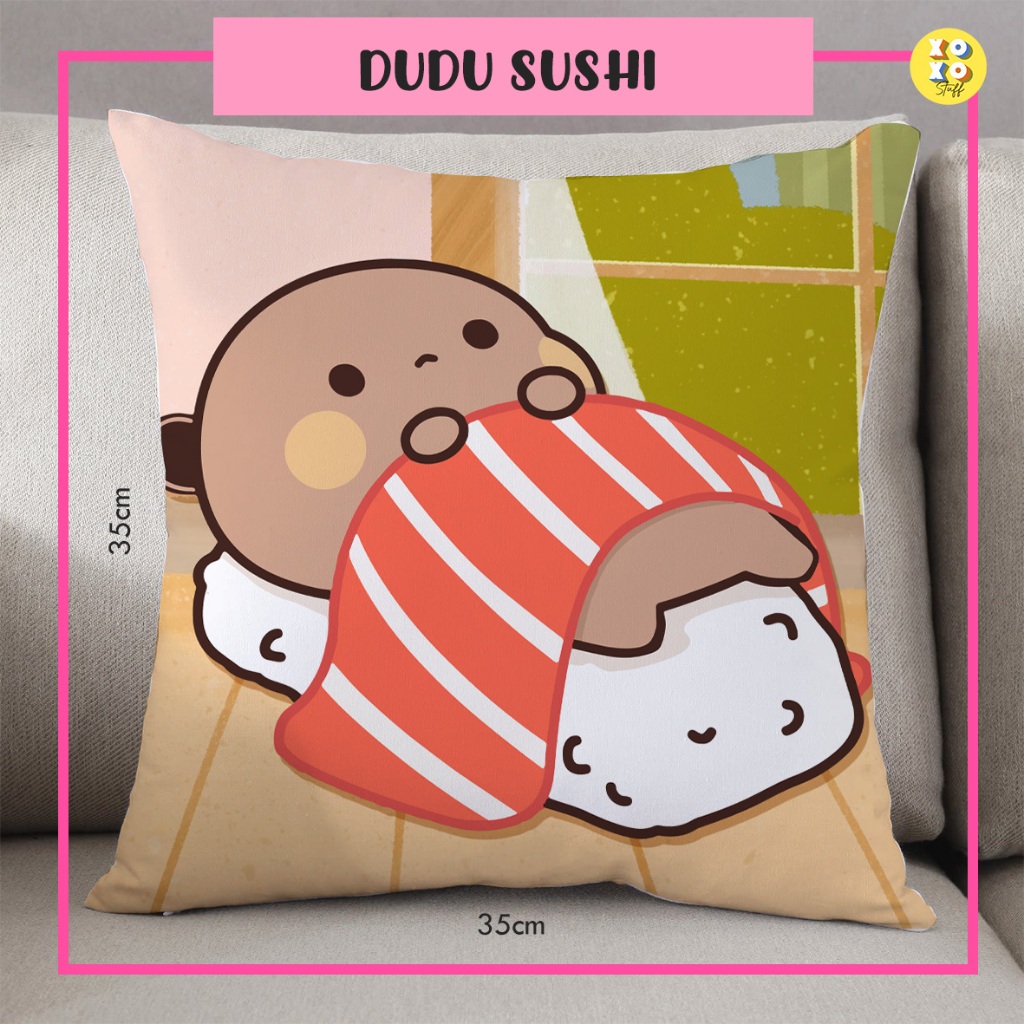 Jual PO - BANTAL SOFA BUBU DUDU series 2 food - Custom Nama (PO 7 hari) | Shopee Indonesia