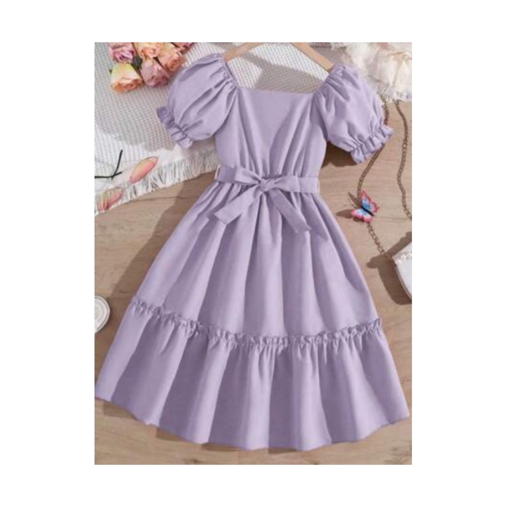 Jual Dress Natal Anak Korean Style lili Dress anak perempuan usia 3-12 ...