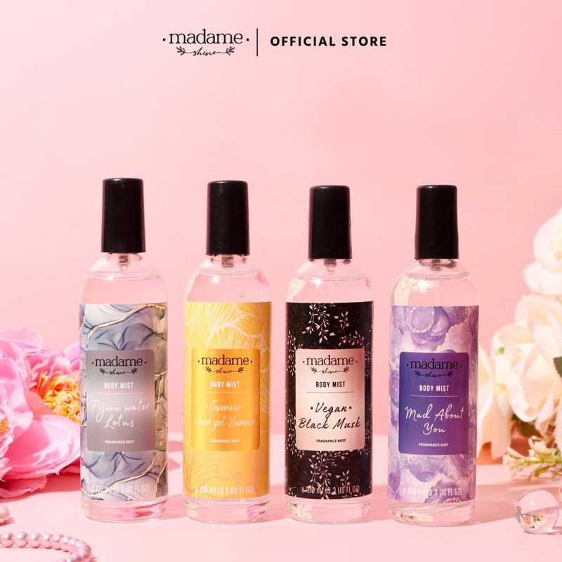 Jual NEW !! Madame shine - body mist / body spray unisex 100'ml EDP ...