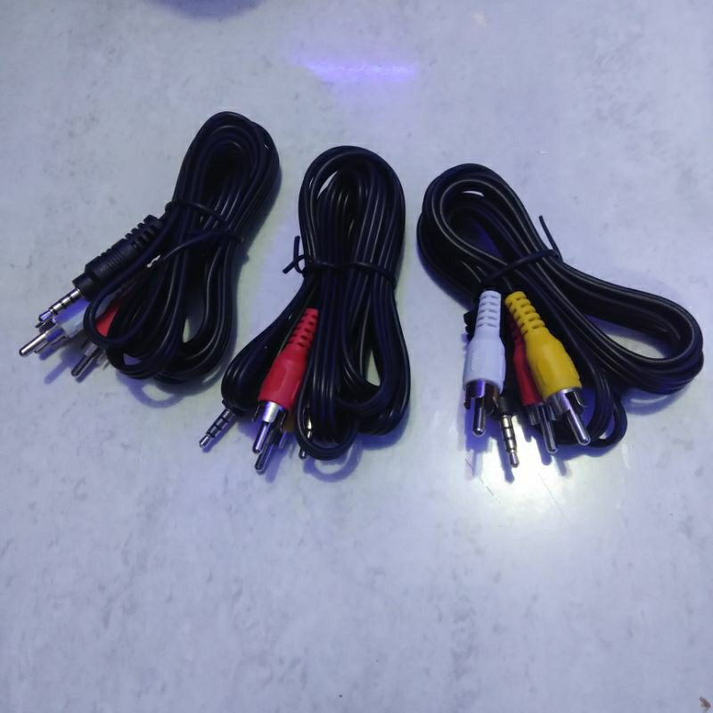 Jual Kabel AV RCA Original STB | Shopee Indonesia