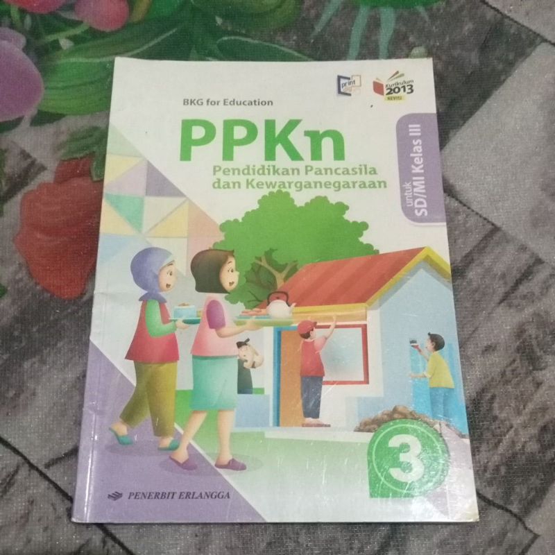 Jual BUKU ORI PPKN KELAS 3 SD PENERBIT ERLANGGA | Shopee Indonesia
