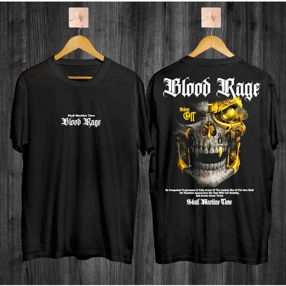 Jual Kaos Tshirt Pria Terbaru Samurai Jepang Blood Rage Warna Hitam ...