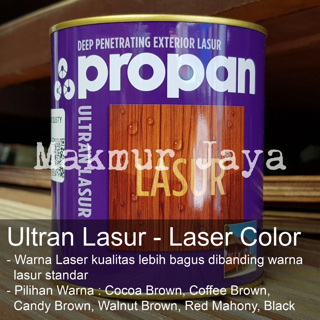 Jual Propan Ultran Lasur EL-501 Laser Colors Eksterior Kayu | Shopee ...