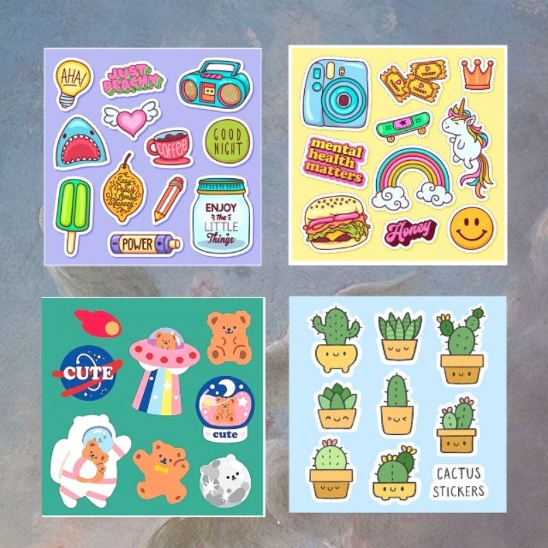 Jual sticker pack sticker cute sticker journaling sticker deco sticker ...