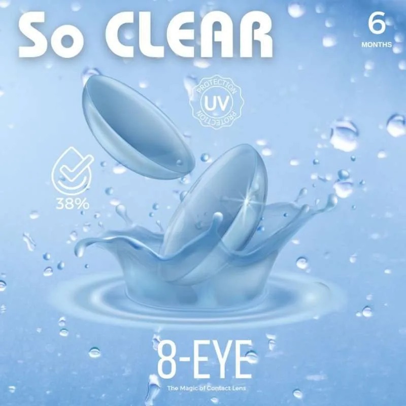 Jual JUAL SOFTLENS SO Clear minus -050 sampai minus -800 softlens minus ...