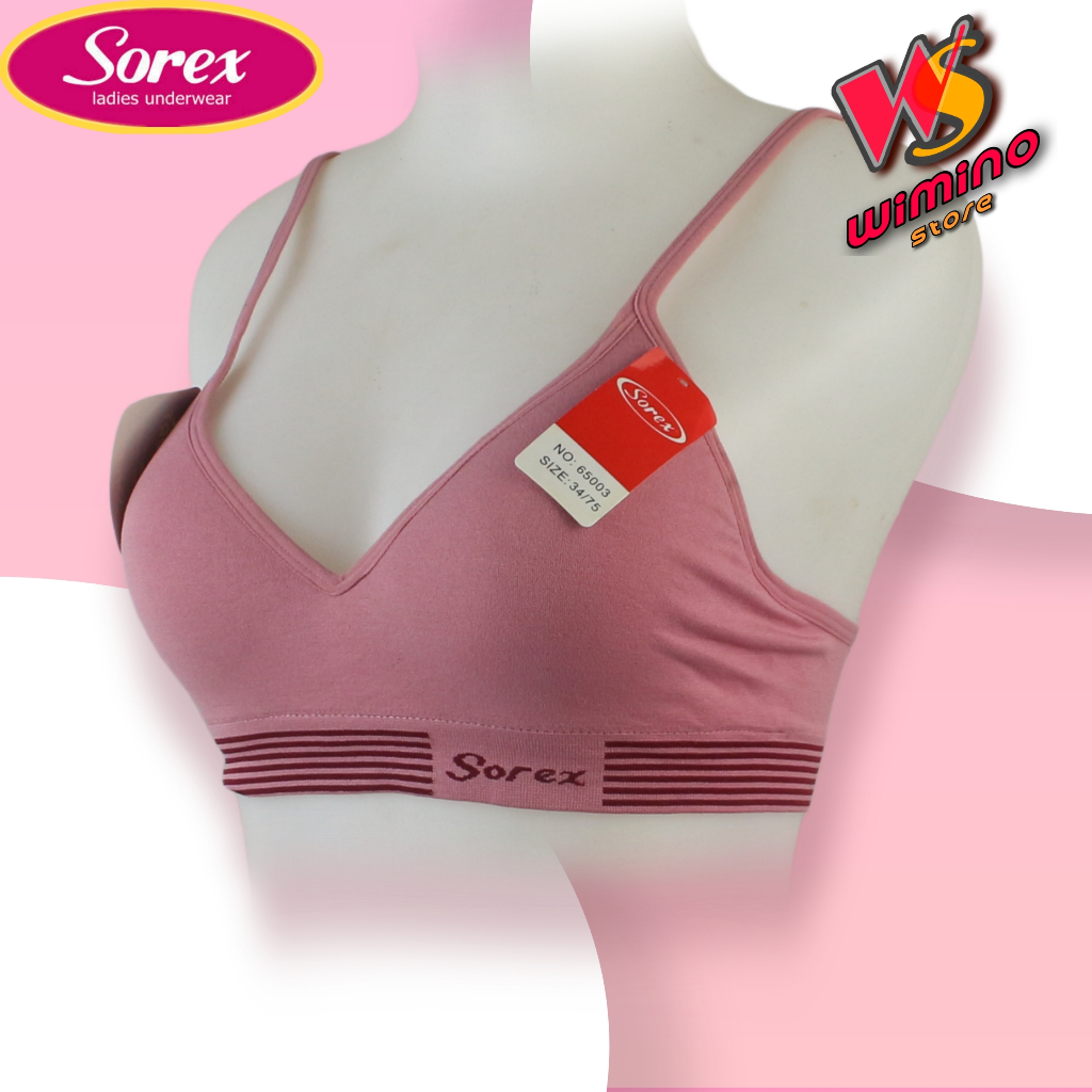 Jual W162 (1 - 3 Pcs) Sorex Bra Busa Tanpa Kawat Sort Comfort Size 34 ...