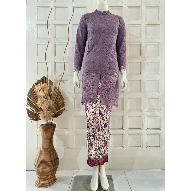 Jual SETELAN KEBAYA BROKAT TUNIK SANGHAI/ KEBAYA MODERN/KEBAYA BROKAT ...