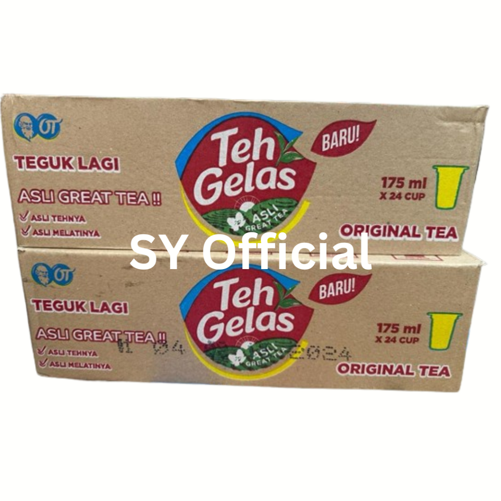 Jual Teh Gelas 1 Dus isi 24 Cup (175ml x 24 Cup) | Shopee Indonesia