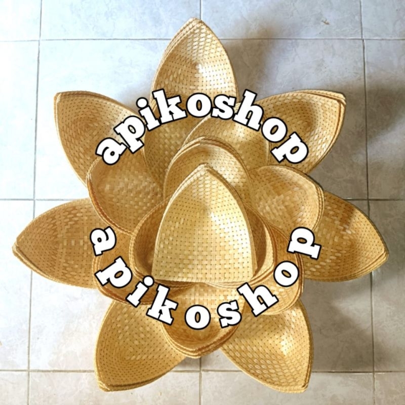 Jual PINCUK ANYAMAN BAMBU POLOS KOKOH PINCUK PECEL NASI PECEL NASI ...