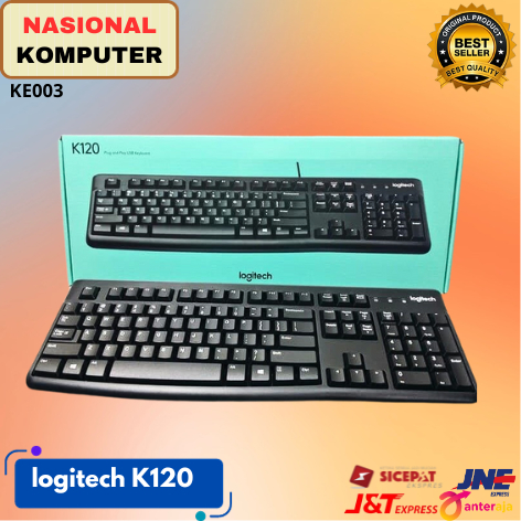 Jual Keyboard Logitech K120 USB wired Original Resmi | Shopee Indonesia