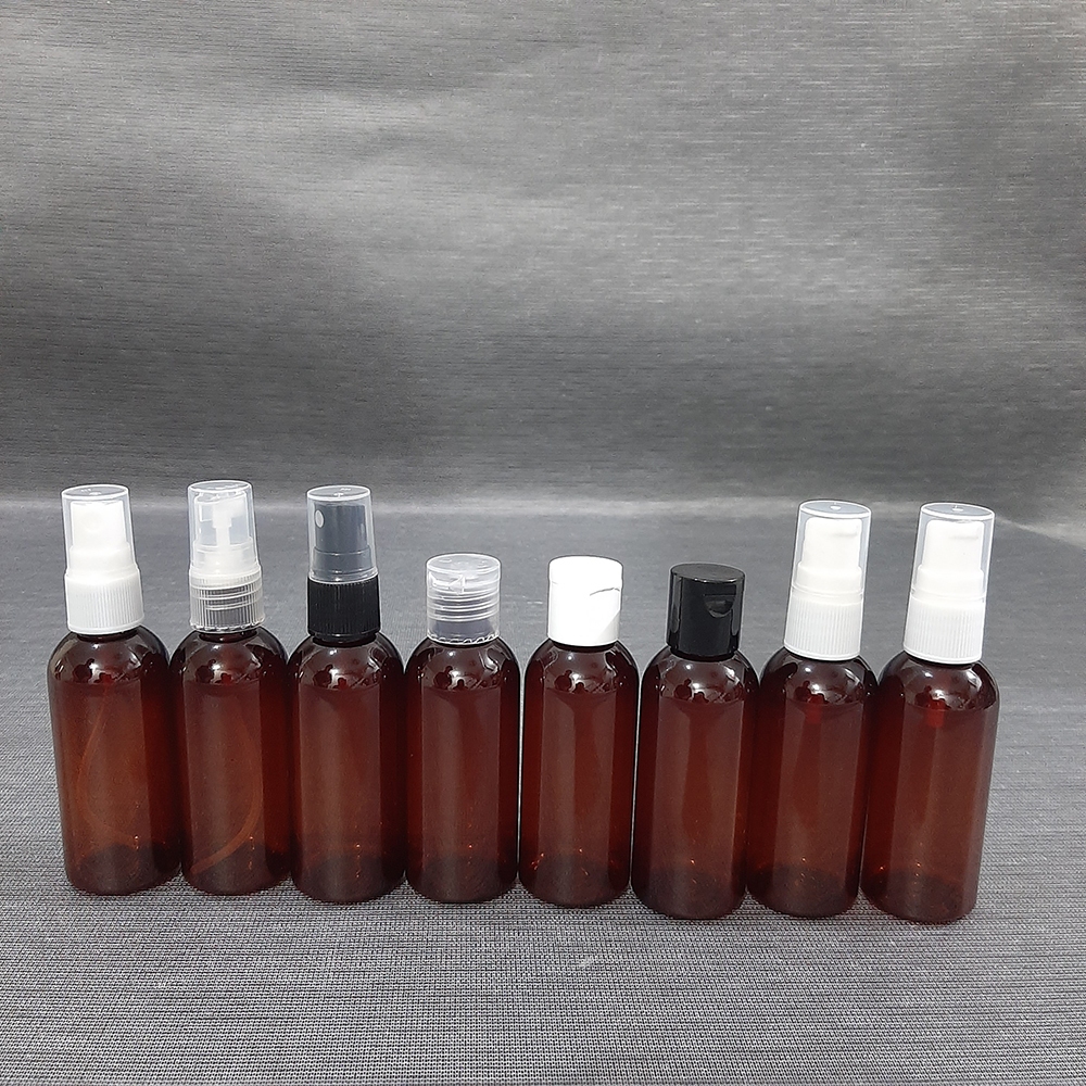 Jual Botol 60ml AMBER Spray Fliptop Botol Parfum Botol Travelling Botol ...