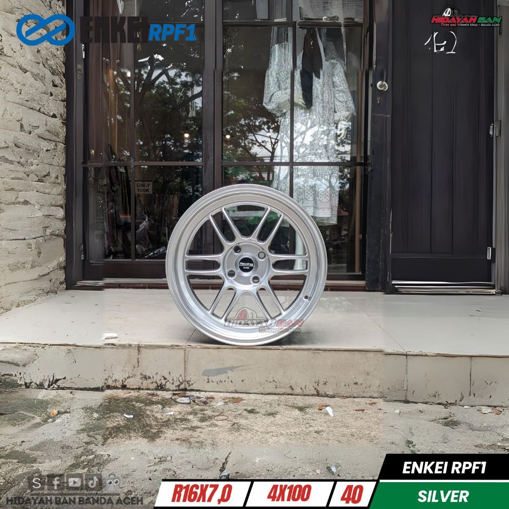 Jual VELG ENKEI RPF1 RING 16X7,0 H 4X100 + 40 | Shopee Indonesia