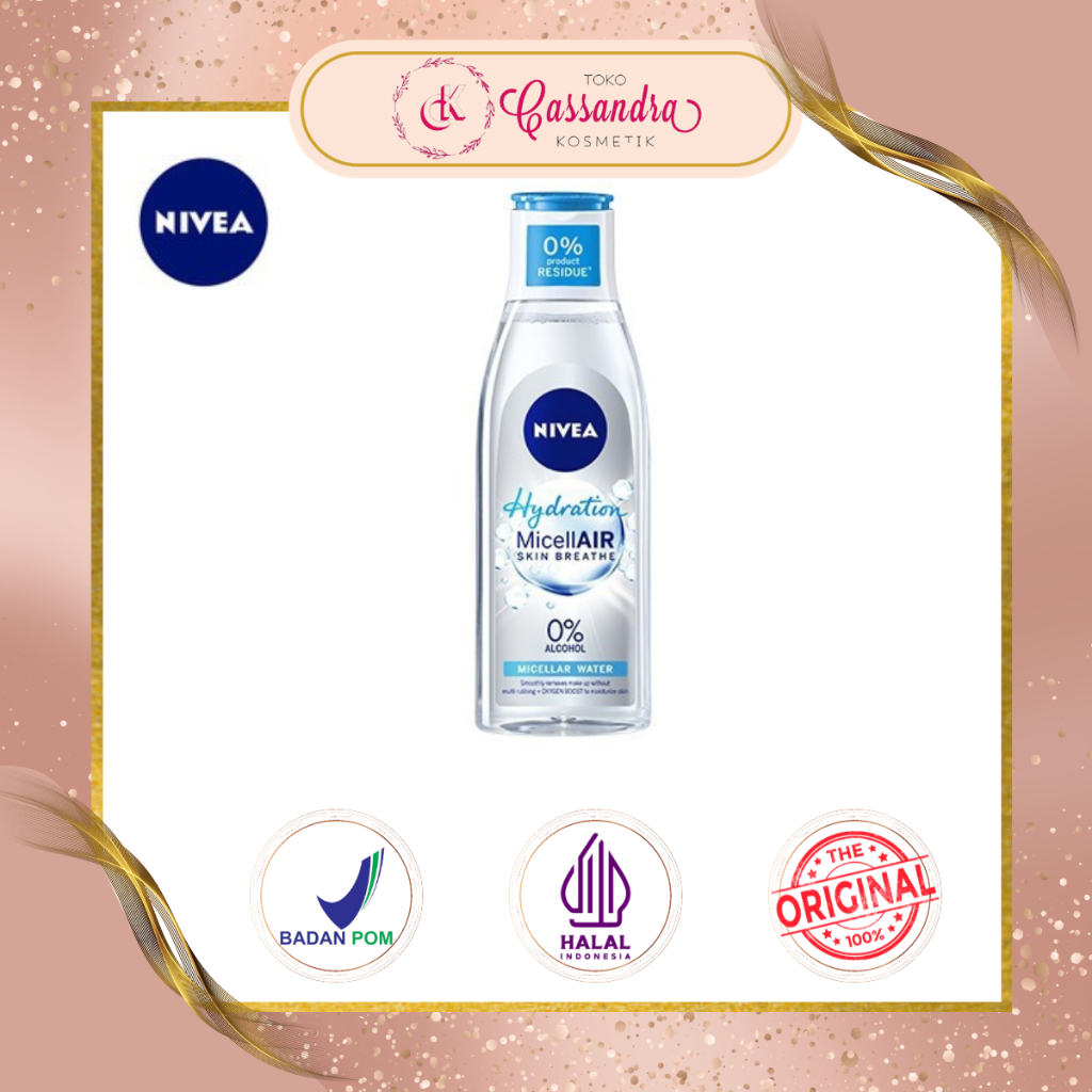 Jual NIVEA MICELLAR WATER HYDRATION BIRU 125ML | Shopee Indonesia