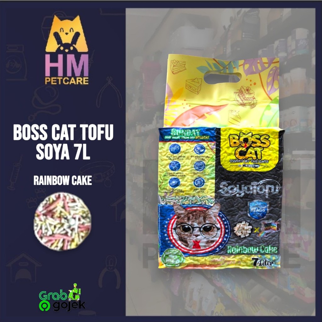 Jual BOSSCAT TOFU SOYA 7L Boss Cat Pasir Kucing Tofu Soya 7 Litter Bos ...