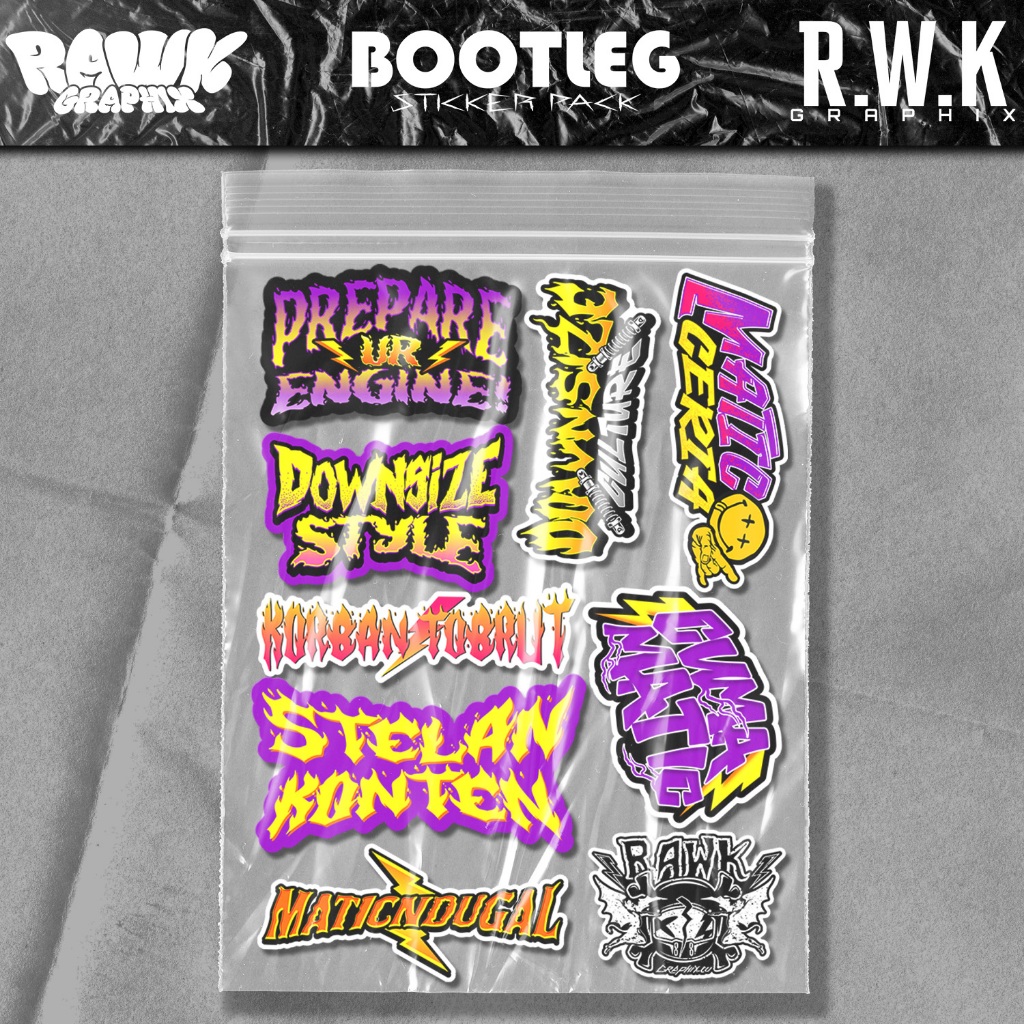 Jual Sticker Pack Permetikan Matic Ndugal Korban Tobrut Bahan Vinyl ...